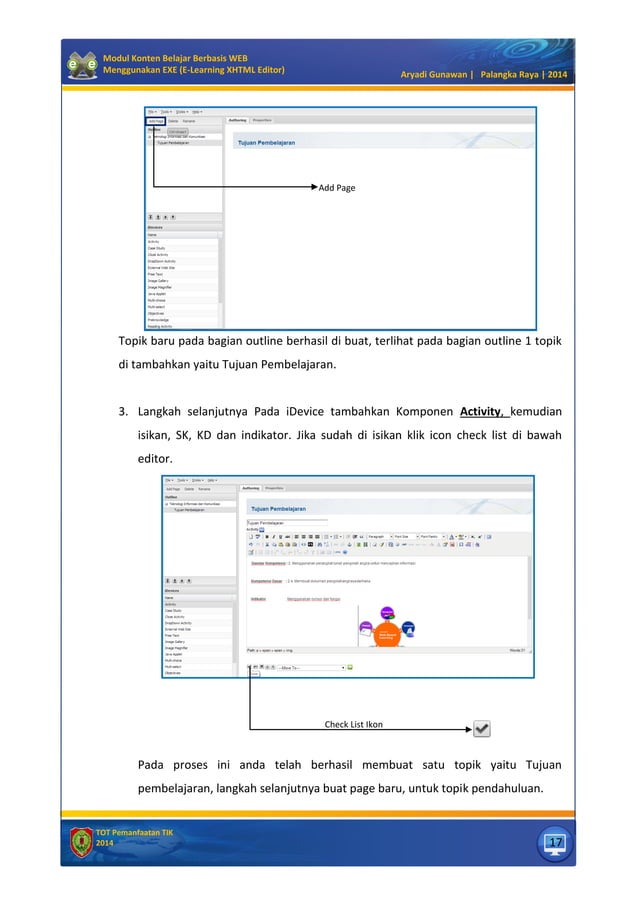 Modul Installasi Dan Fundamental Exe Learning | PDF