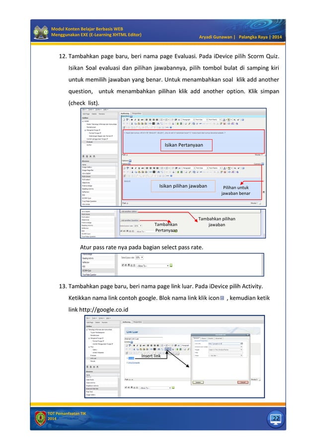 Modul Installasi Dan Fundamental Exe Learning | PDF