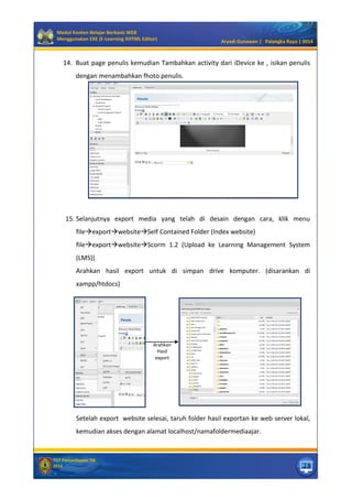 Modul Installasi Dan Fundamental Exe Learning | PDF