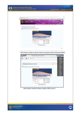 Modul Installasi Dan Fundamental Exe Learning | PDF