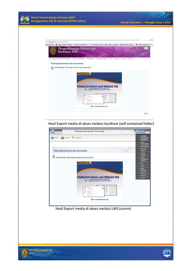Modul Installasi Dan Fundamental Exe Learning | PDF