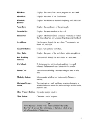 Exel hand book | PDF