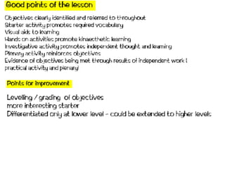 Exemplar Setting Objectives And Success Criteria | PPT