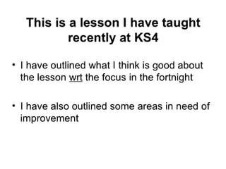 Exemplar Setting Objectives And Success Criteria | PPT