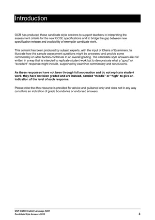 Exemplars to use | PDF