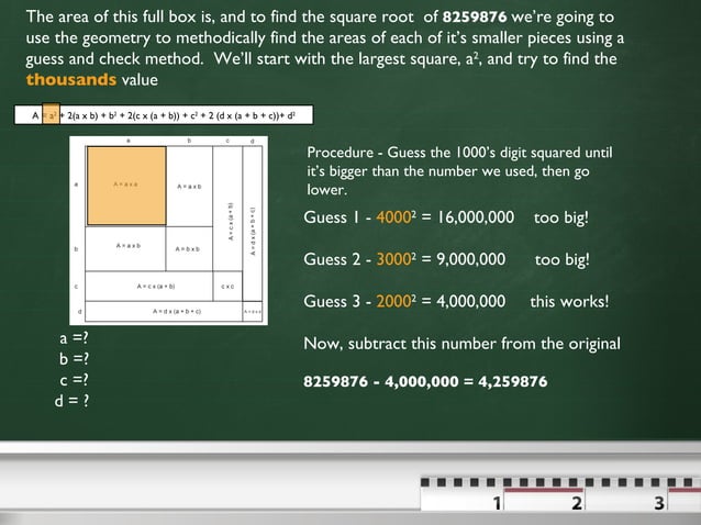 Square Roots without a Calculator - John Doe | PPT | Physics | Science