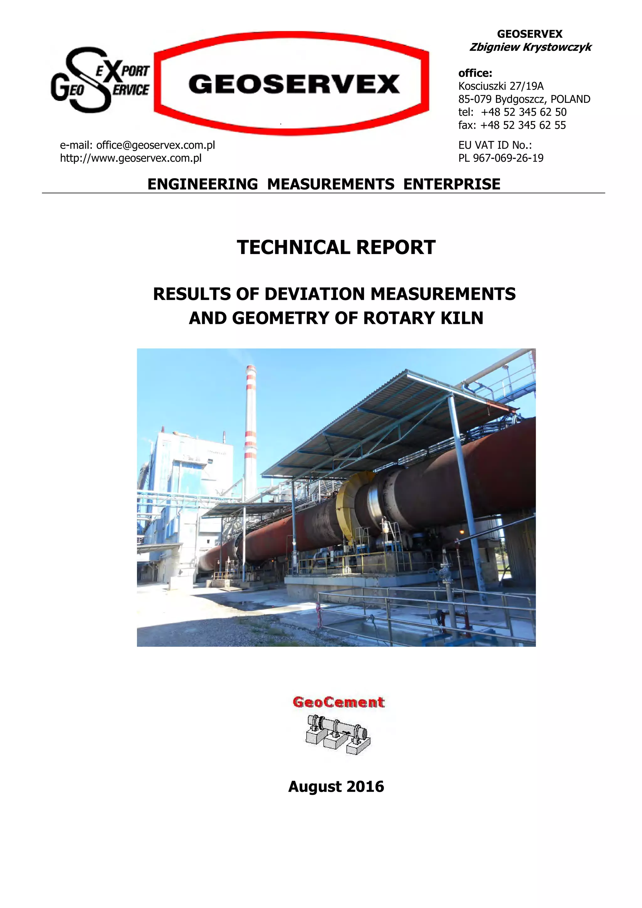 Exemplary report-rotary-kiln-alignment | PDF