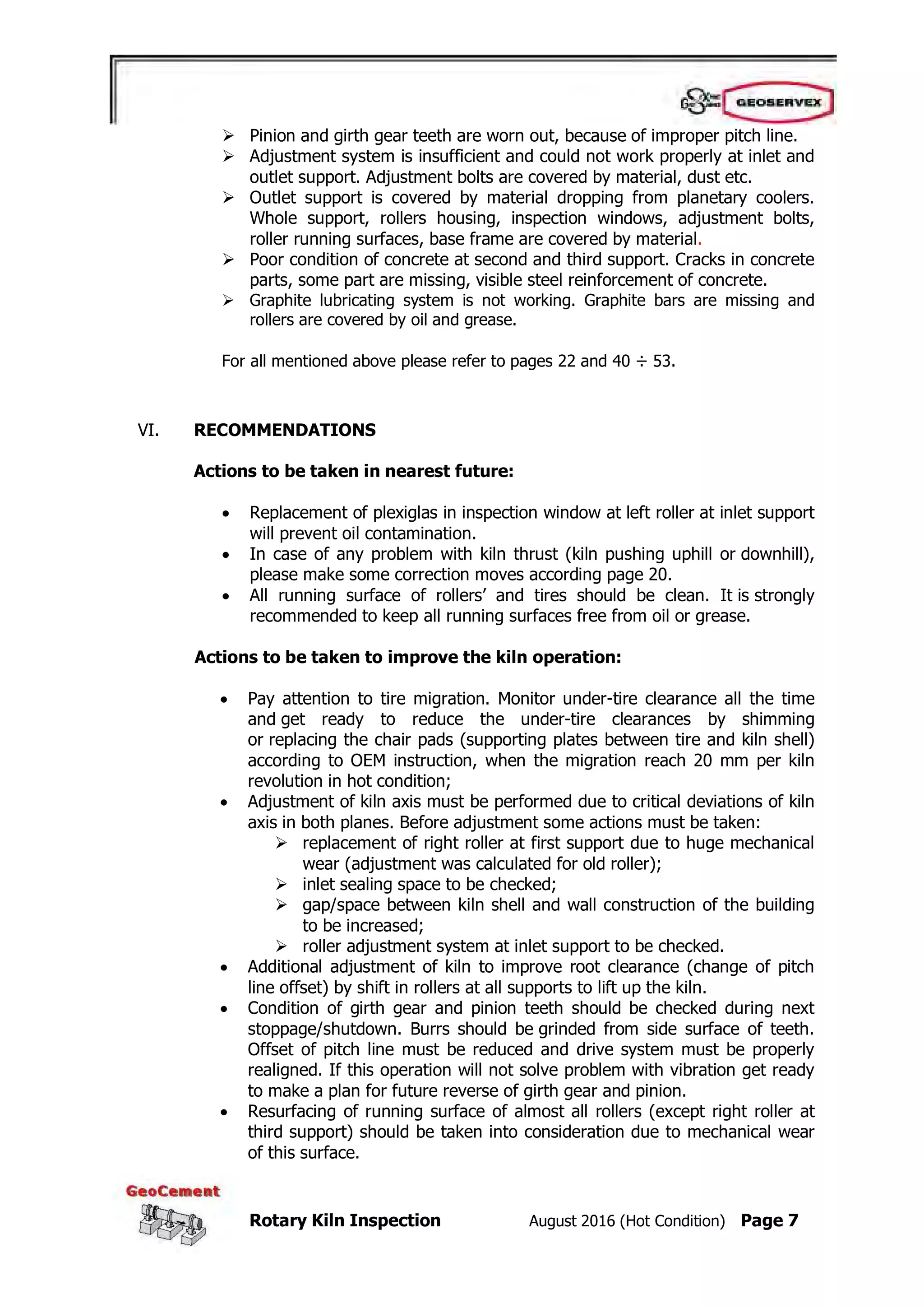 Exemplary report-rotary-kiln-alignment | PDF