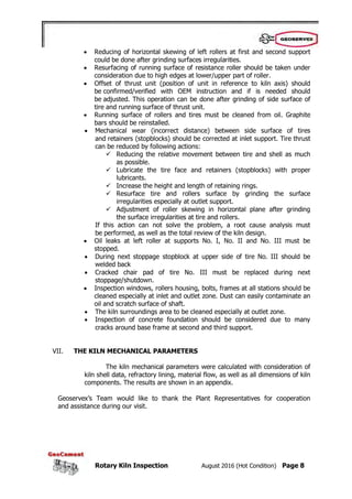 Exemplary report-rotary-kiln-alignment | PDF