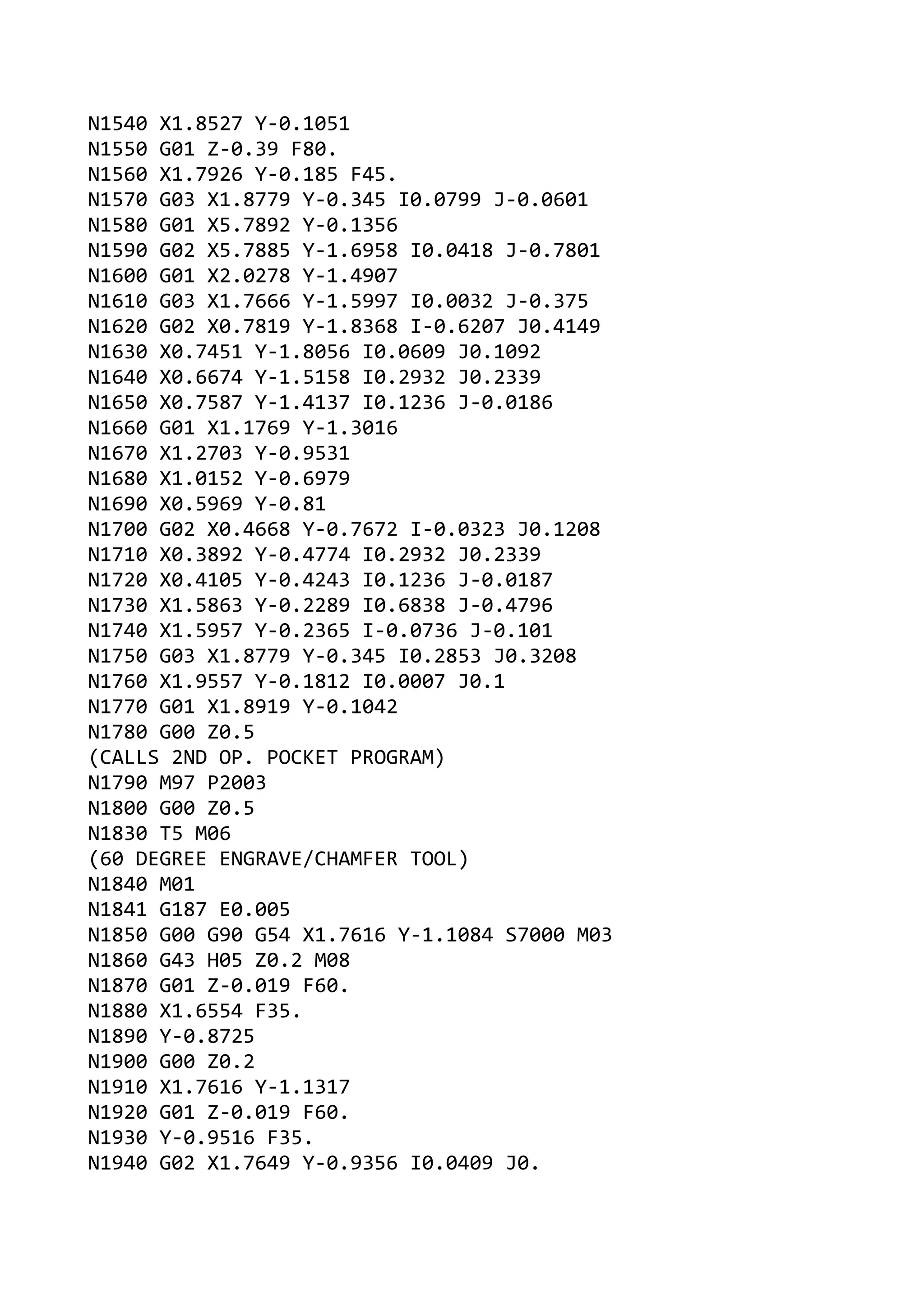 Exemple programe cnc freza -fanuc | PDF