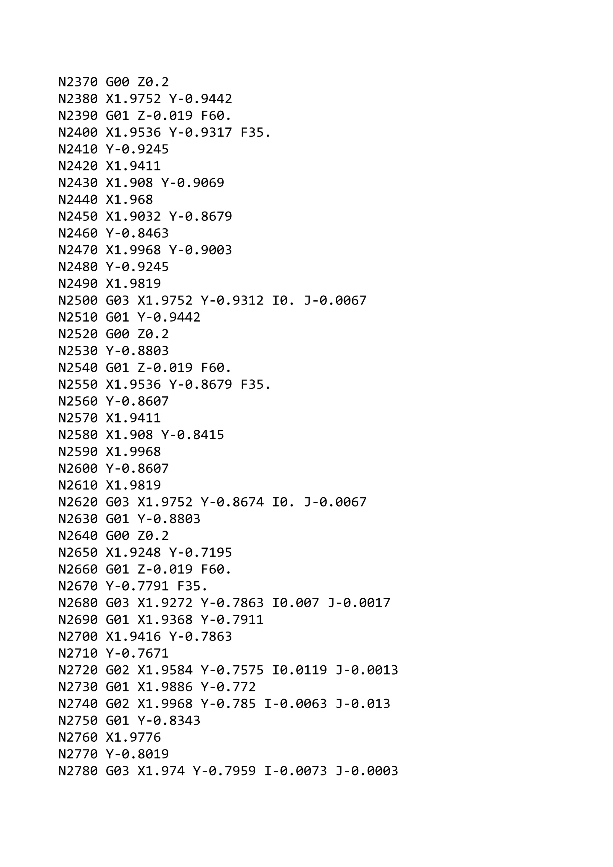 Exemple programe cnc freza -fanuc | PDF
