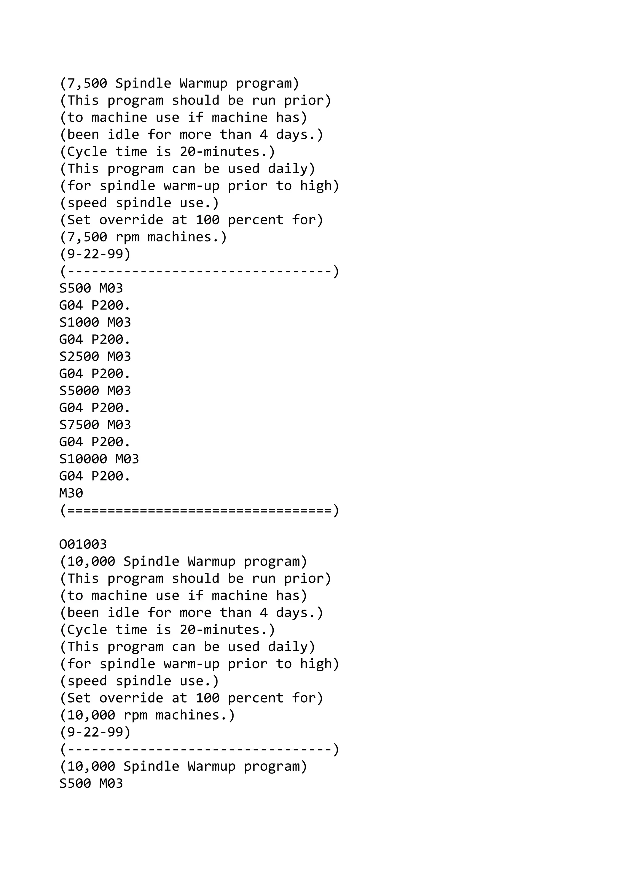 Exemple programe cnc freza -fanuc | PDF