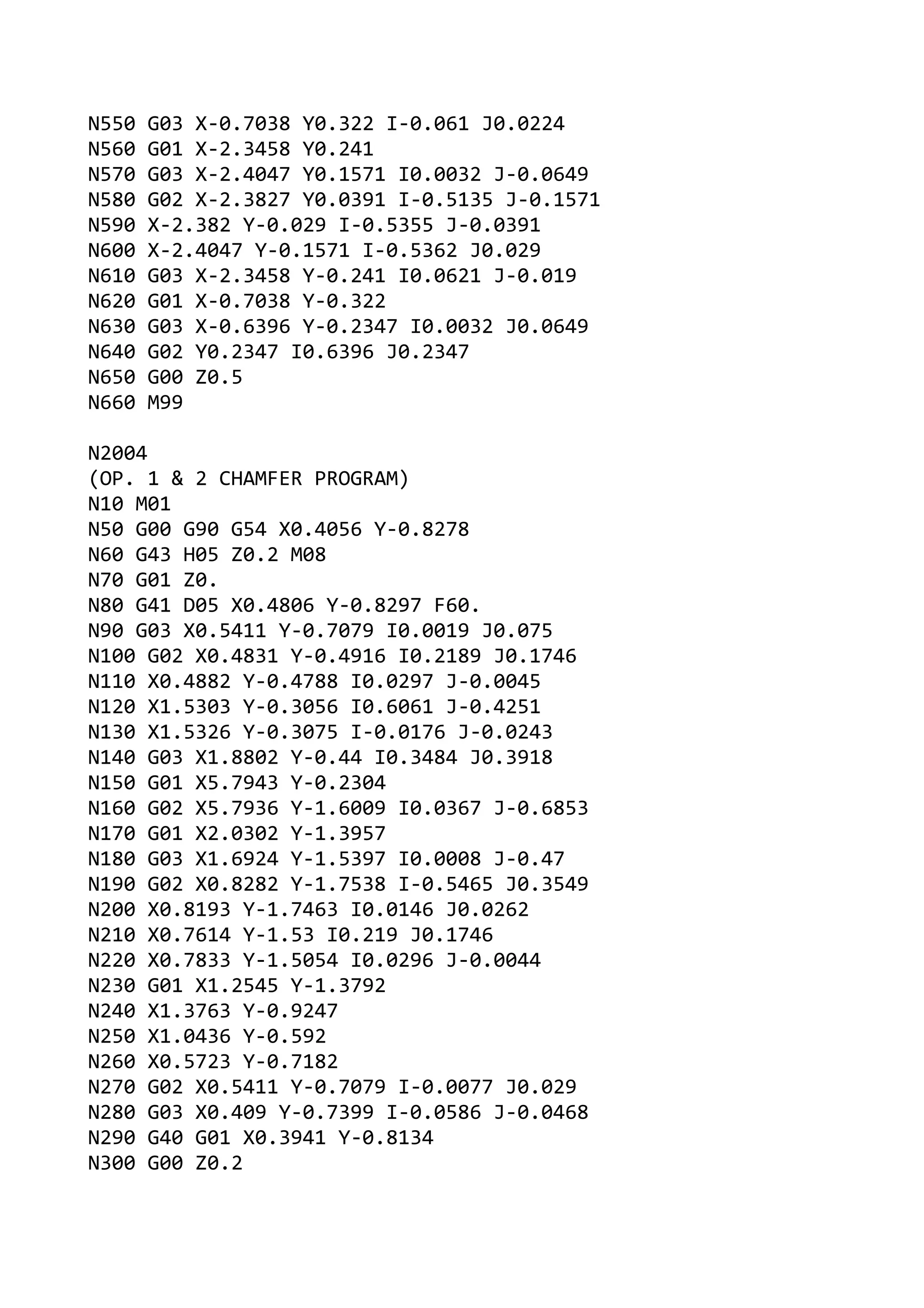 Exemple programe cnc freza -fanuc | PDF