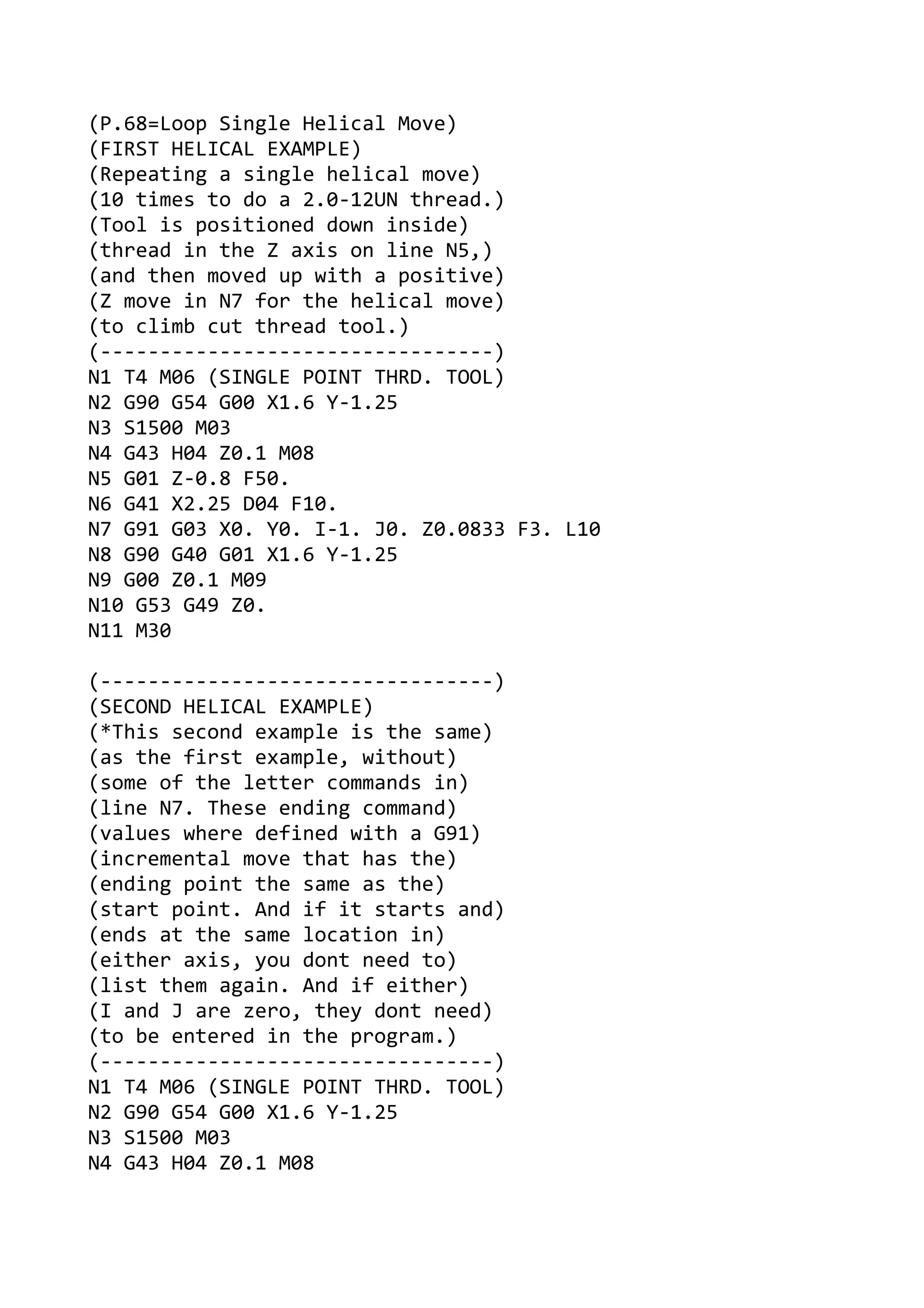 Exemple programe cnc freza -fanuc | PDF