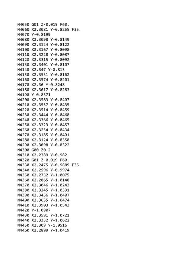 Exemple programe cnc freza -fanuc | PDF