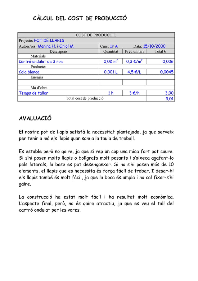 Exemple projecte final | PDF