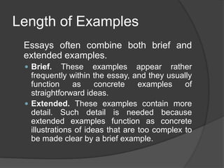 Exemplification | PPTX