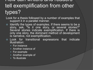 Exemplification | PPTX