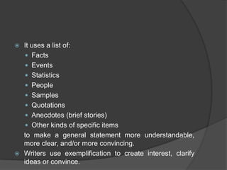 Exemplification | PPTX