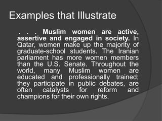 Exemplification | PPTX