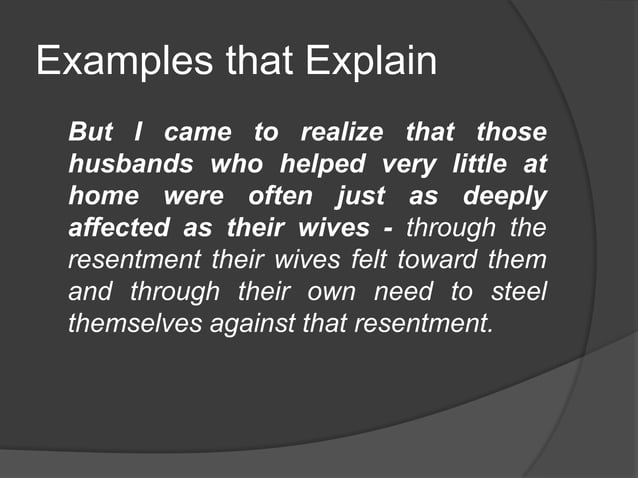 Exemplification | PPTX