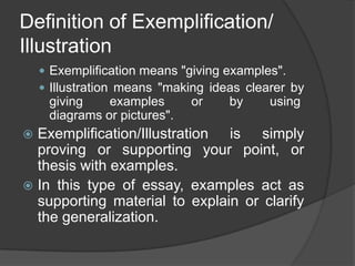 Exemplification | PPT