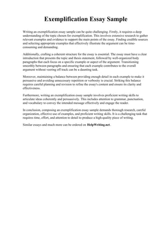 Exemplification Essay Sample.pdf
