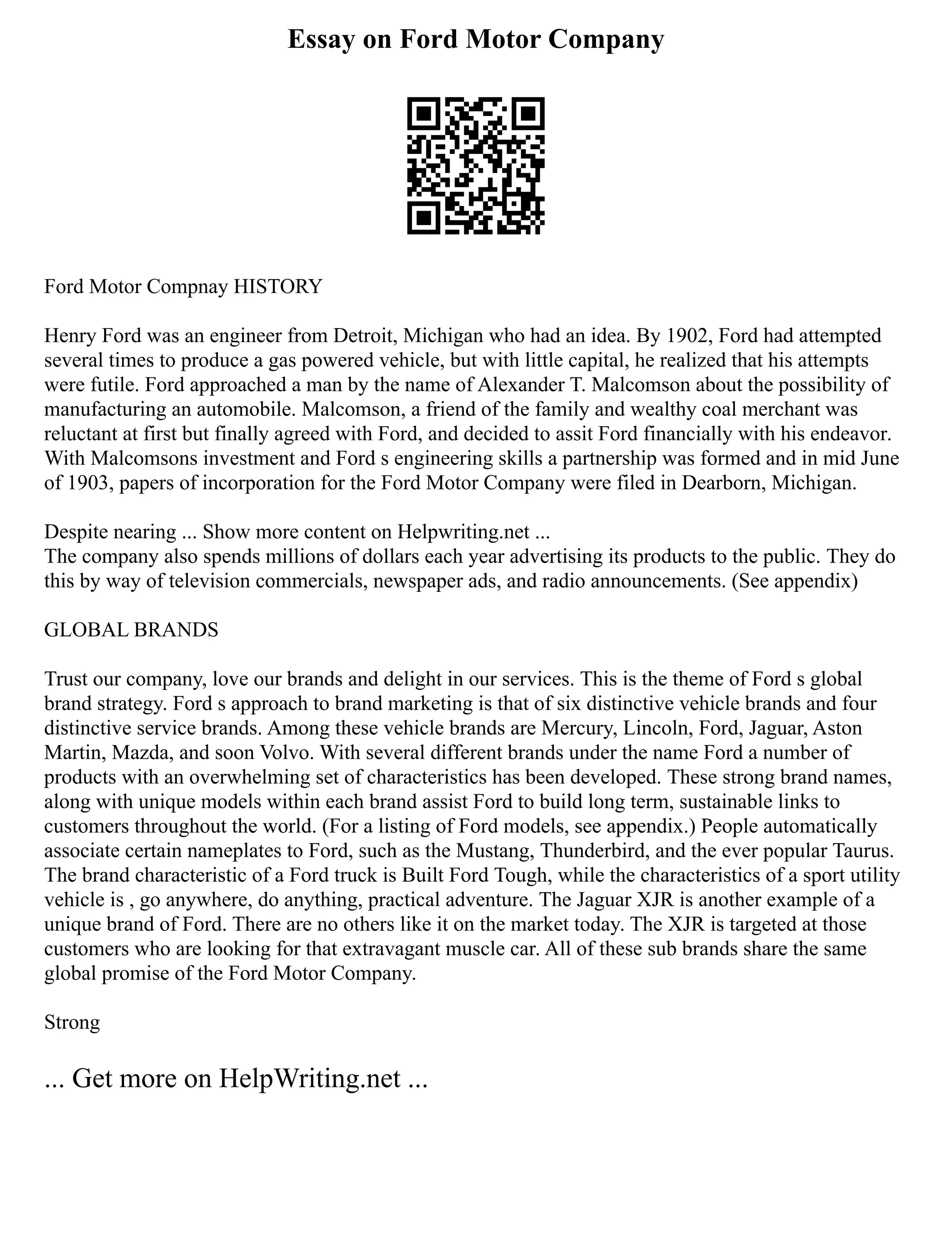 Exemplification Paragraph Sample. Exemplification Pa | PDF