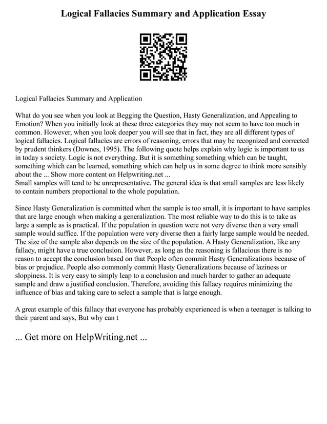 Exemplification Paragraph Sample. Exemplification Pa | PDF