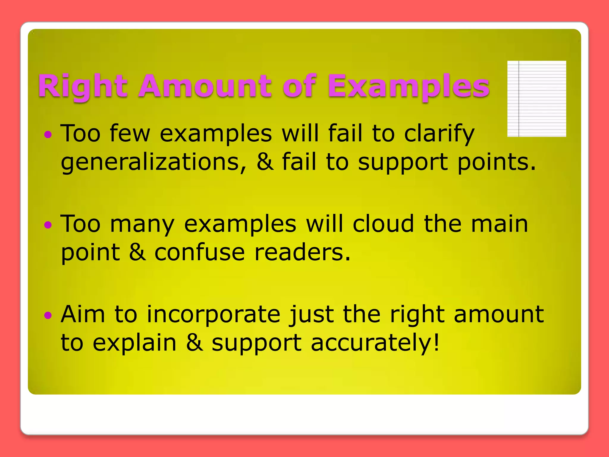 Exemplification Pattern | PPTX