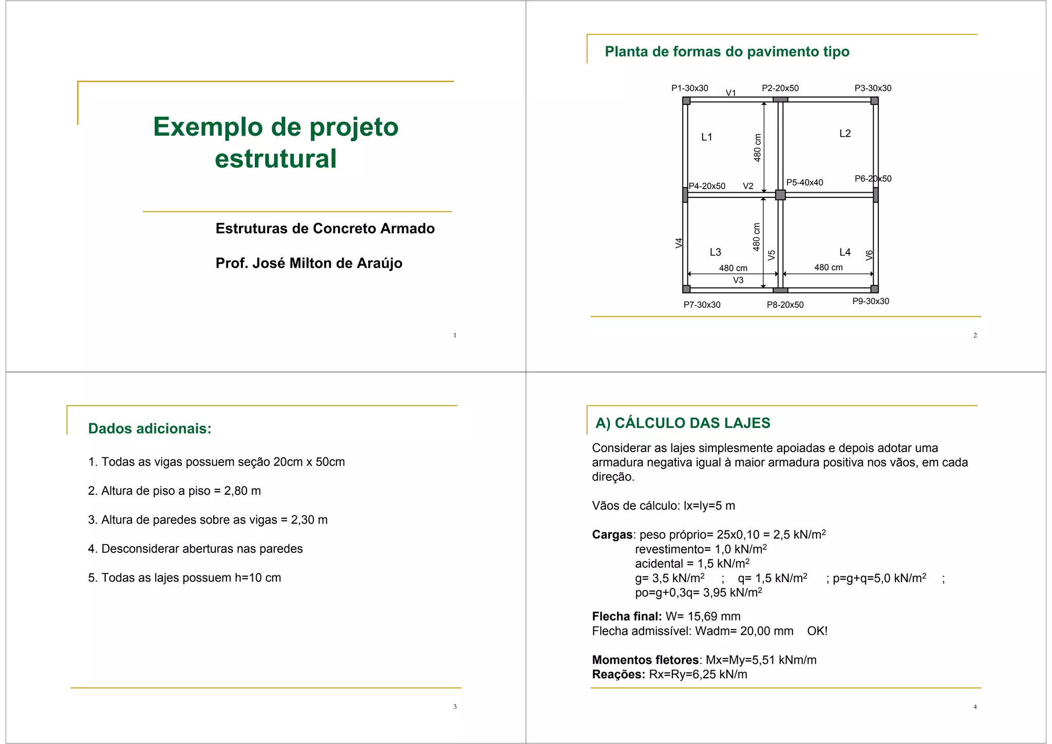 Exemplo de projeto ESTRUTURAL | PDF | Landscaping | Home & Garden