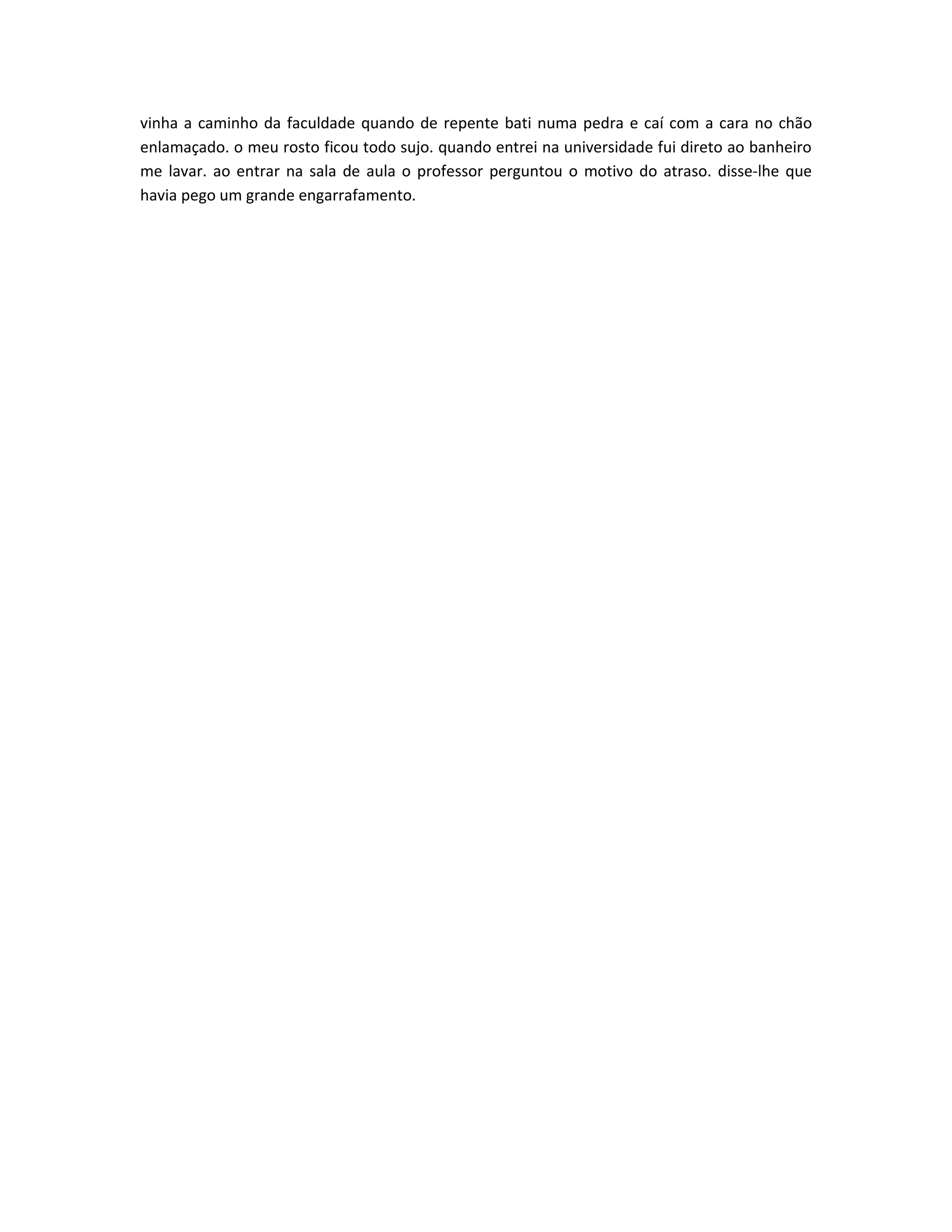 Exemplo de texto para dinamica de grupo. | PDF