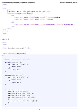 Exemplos Aula2 | PDF