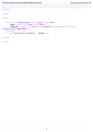 Exemplos Aula2 | PDF