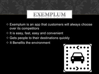 Exemplum App Description | PPTX | Auto Navigation Systems | Auto Technology