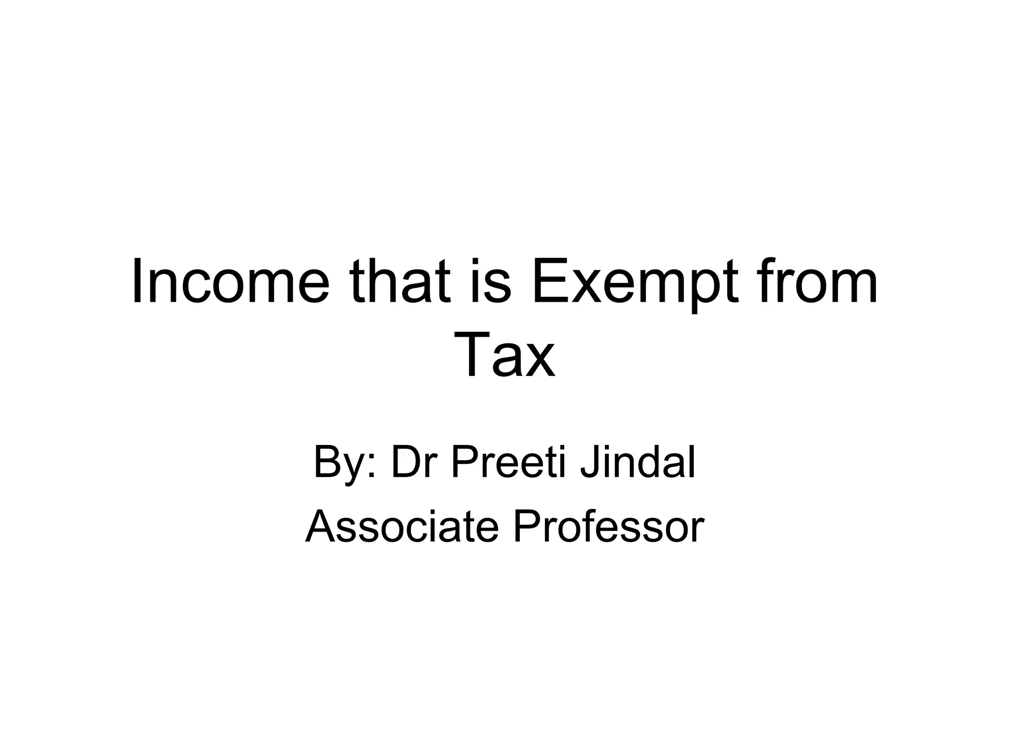 Exempted Income.ppt