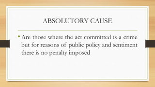 Exempting circumstance | PPTX