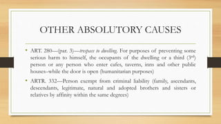 Exempting circumstance | PPTX