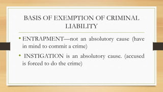 Exempting circumstance | PPTX