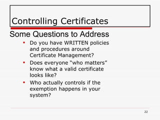 Exemption Certificate Management | PPT