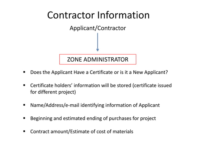 Building Material Exemption Certificate Application Process | PPTX