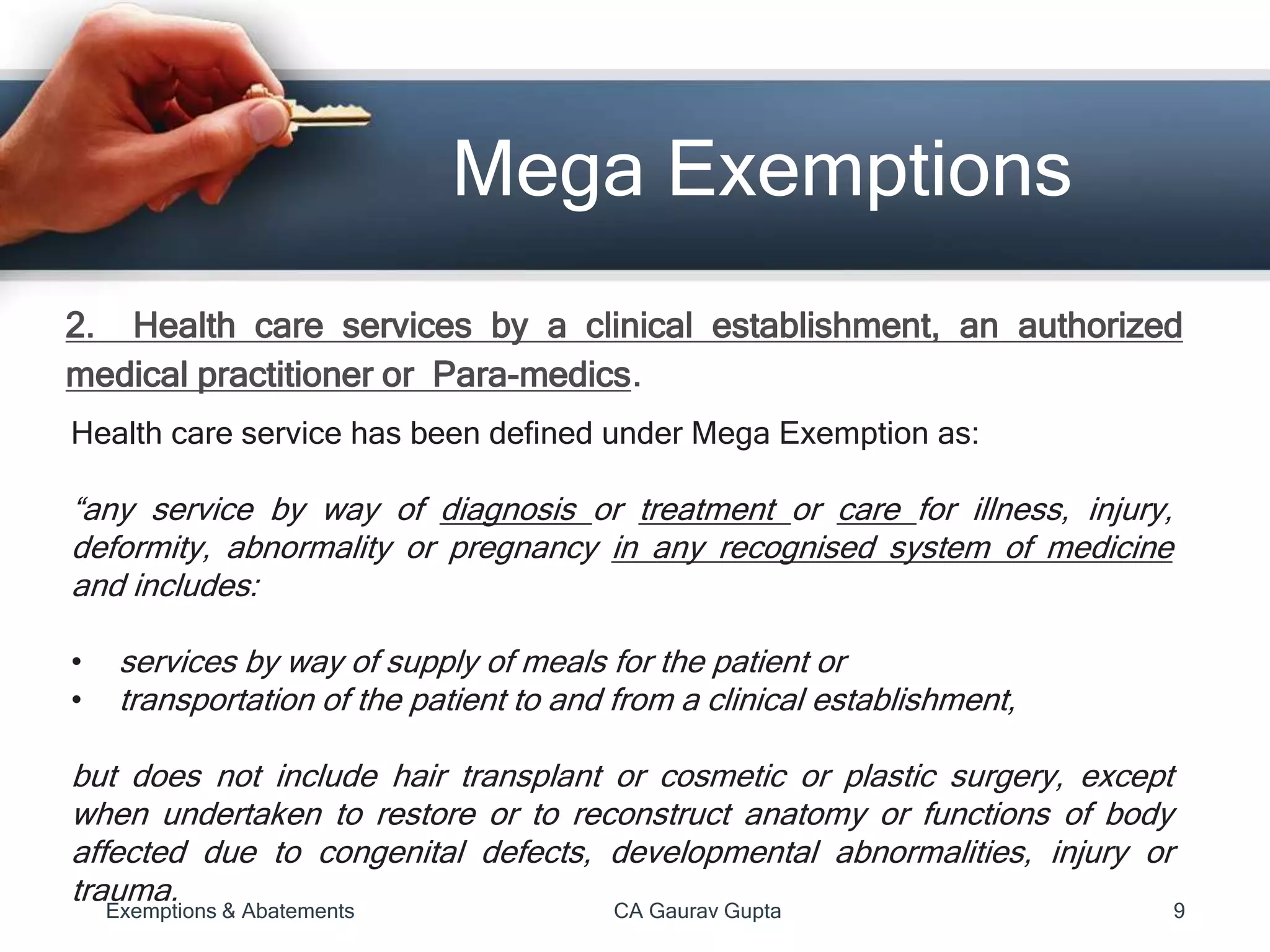 Exemptions and Abatements | PPTX