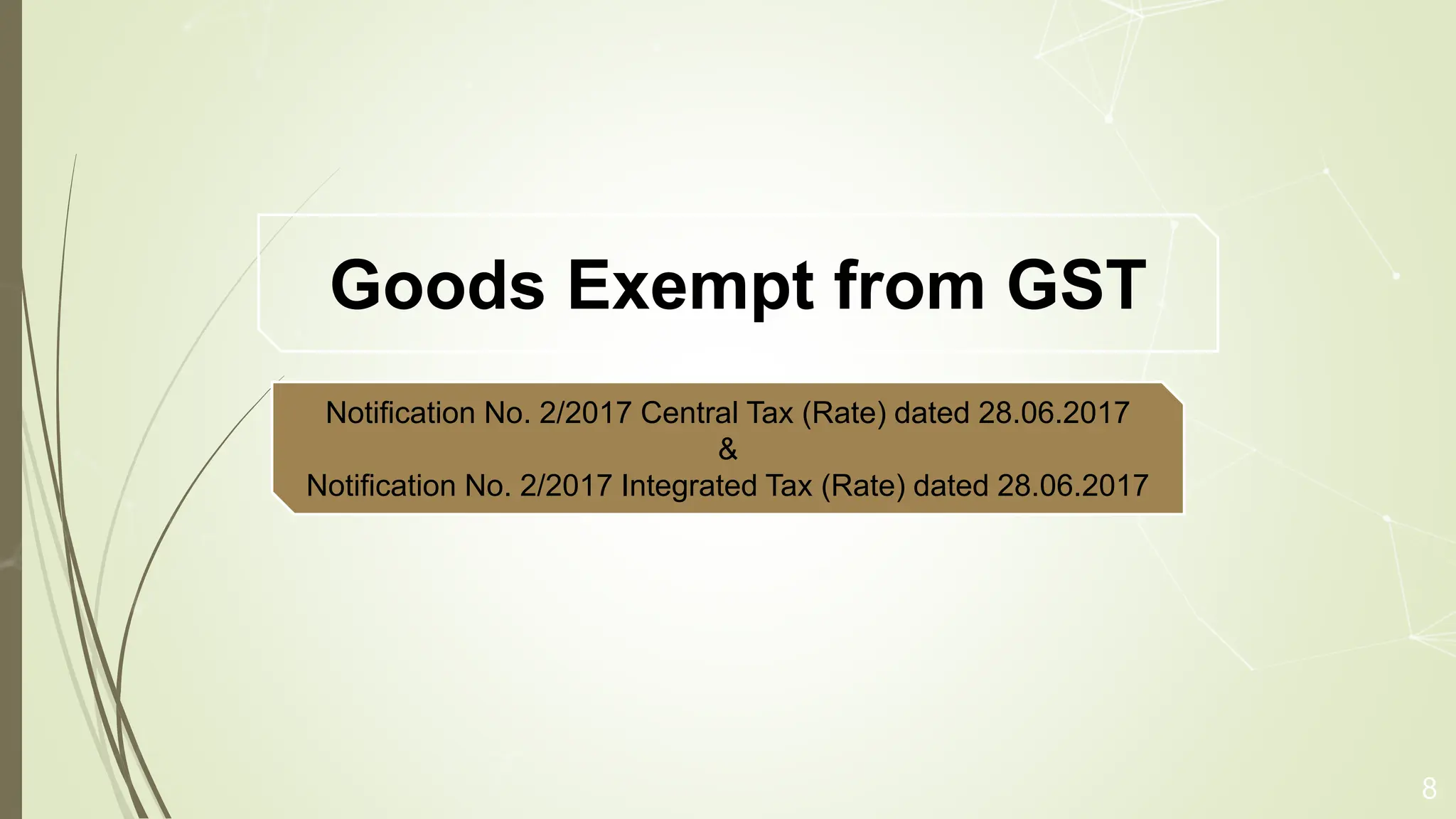 Exemptions Under GST Law at goods and services.pptx