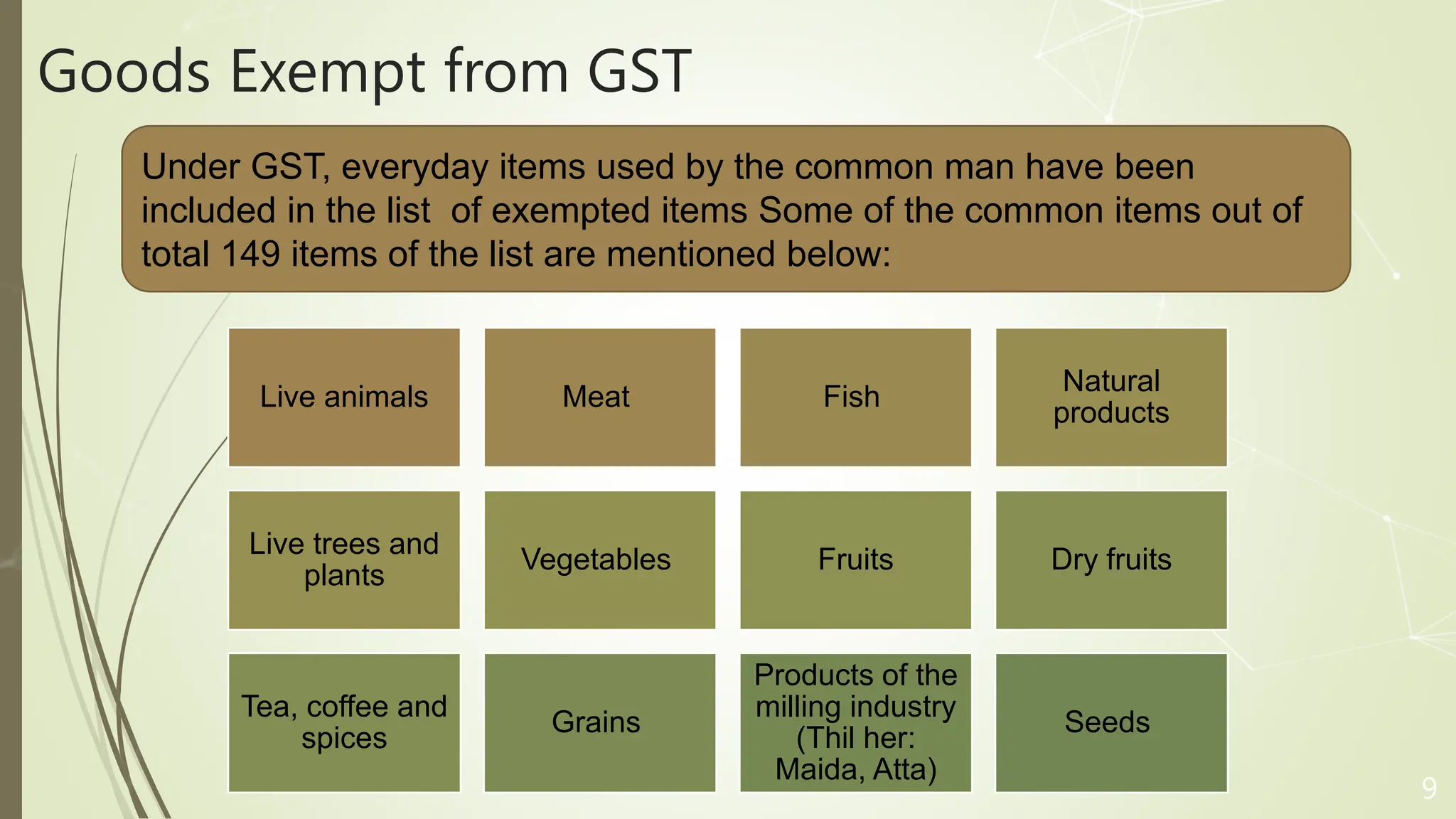 Exemptions Under GST Law at goods and services.pptx