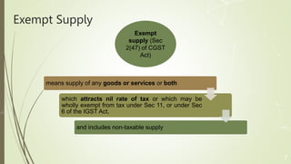 Exemptions Under GST Law at goods and services.pptx