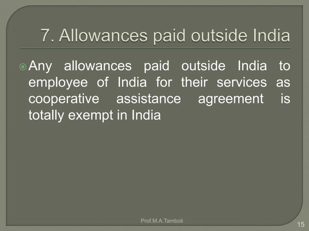 Exemption under section 10 of income tax act,1961 | PPTX