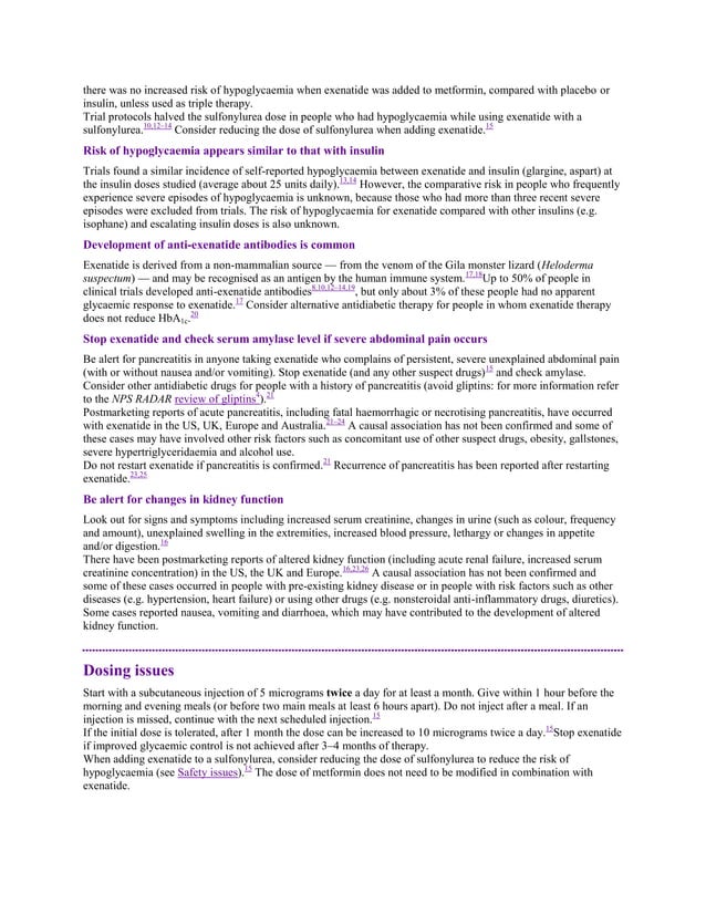 Exenatide | PDF