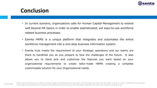 Exenta overview | PPS