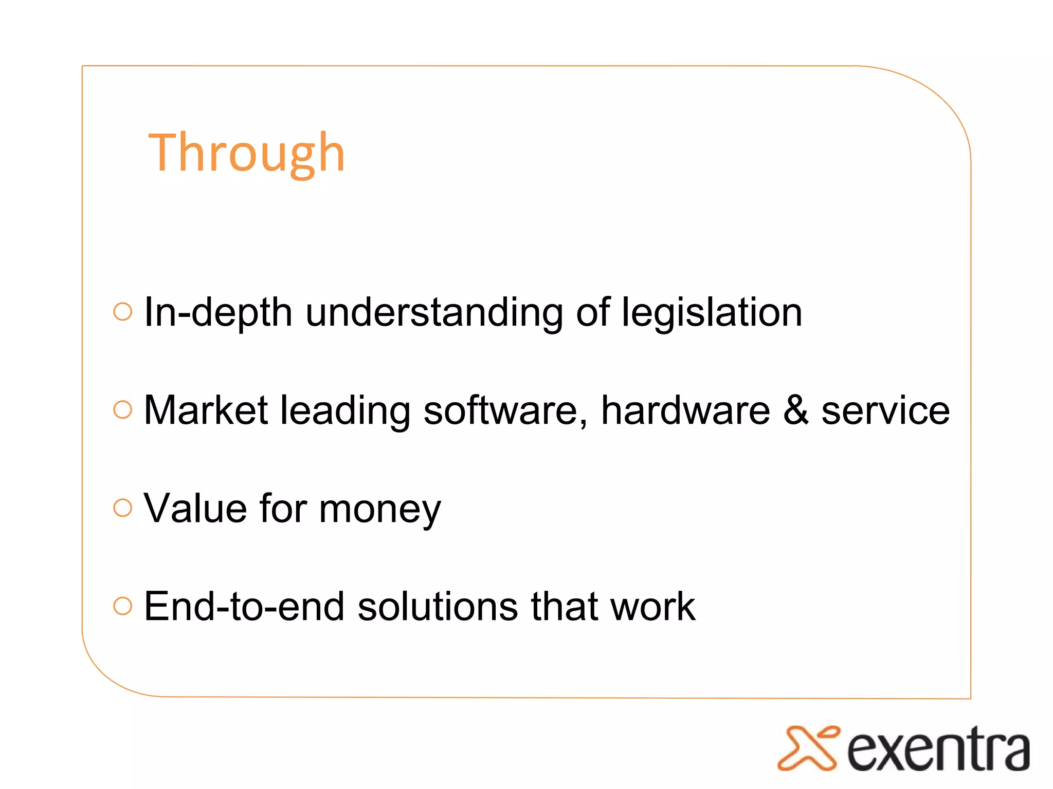 Exentra Transport Solutions - Saving road transport operators time ...