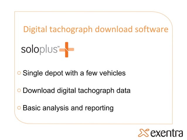 Exentra Transport Solutions - Saving road transport operators time ...